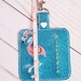 Flamingo Name Tag Flamingo Tag Backpack Tag Name - Etsy