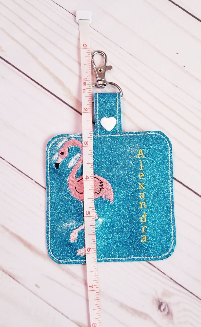 Flamingo Name Tag Flamingo Tag Backpack Tag Name | Etsy