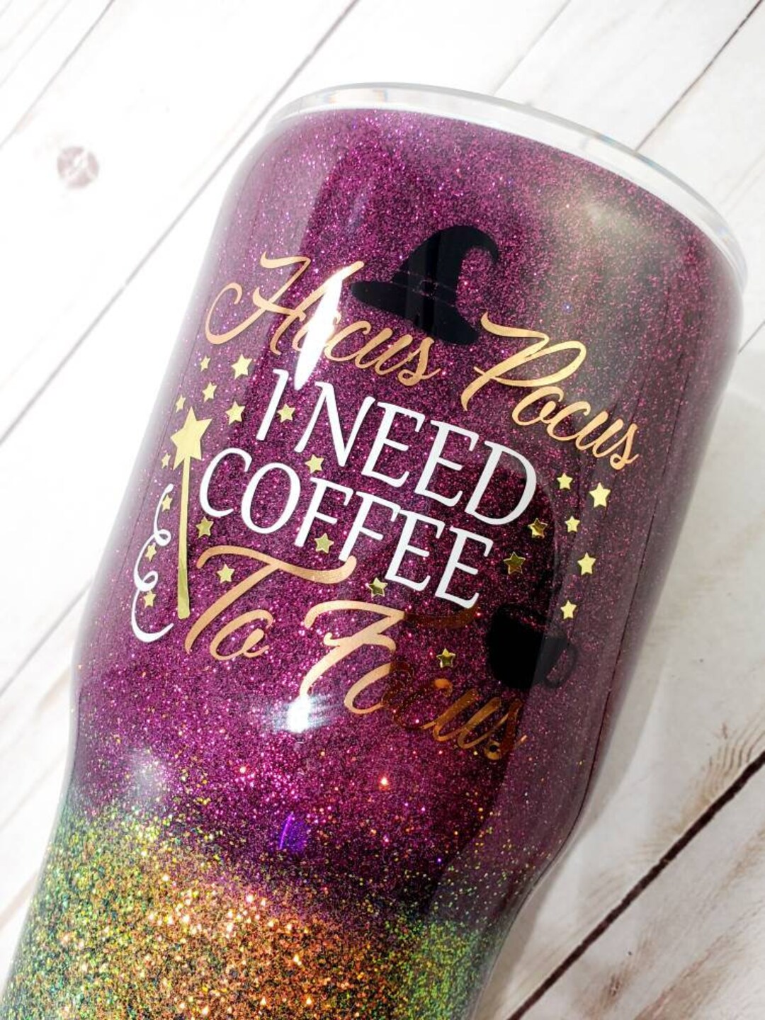 Hocus Pocus Tumbler Hocus Pocus I Need Coffee to Focus - Etsy