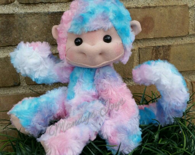 Plush Monkey Monkey Baby Monkey Toy Baby Monkey - Etsy