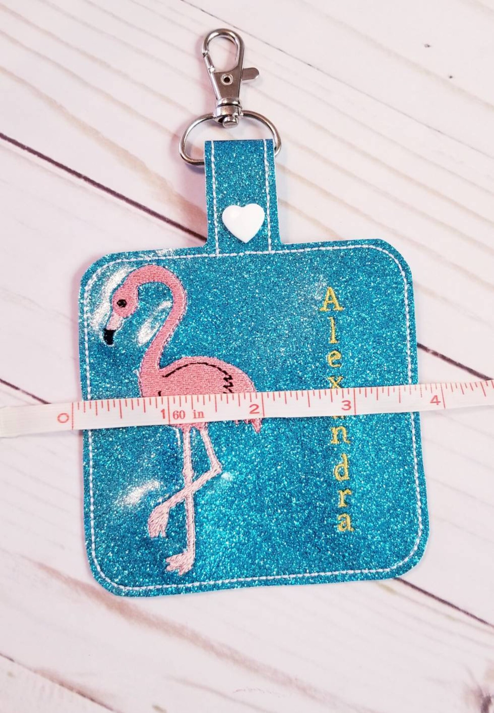 Flamingo Name Tag Flamingo Tag Backpack Tag Name | Etsy