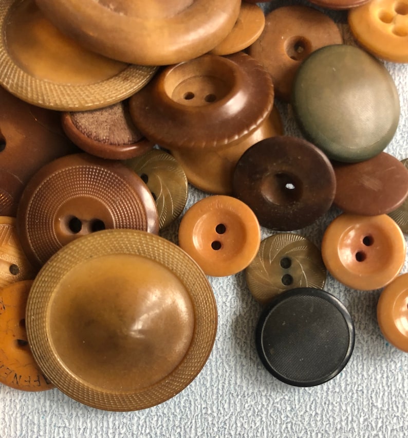 40 Random Vegetable Ivory/tagua Nut Buttons Bulk Mixed Lot - Etsy