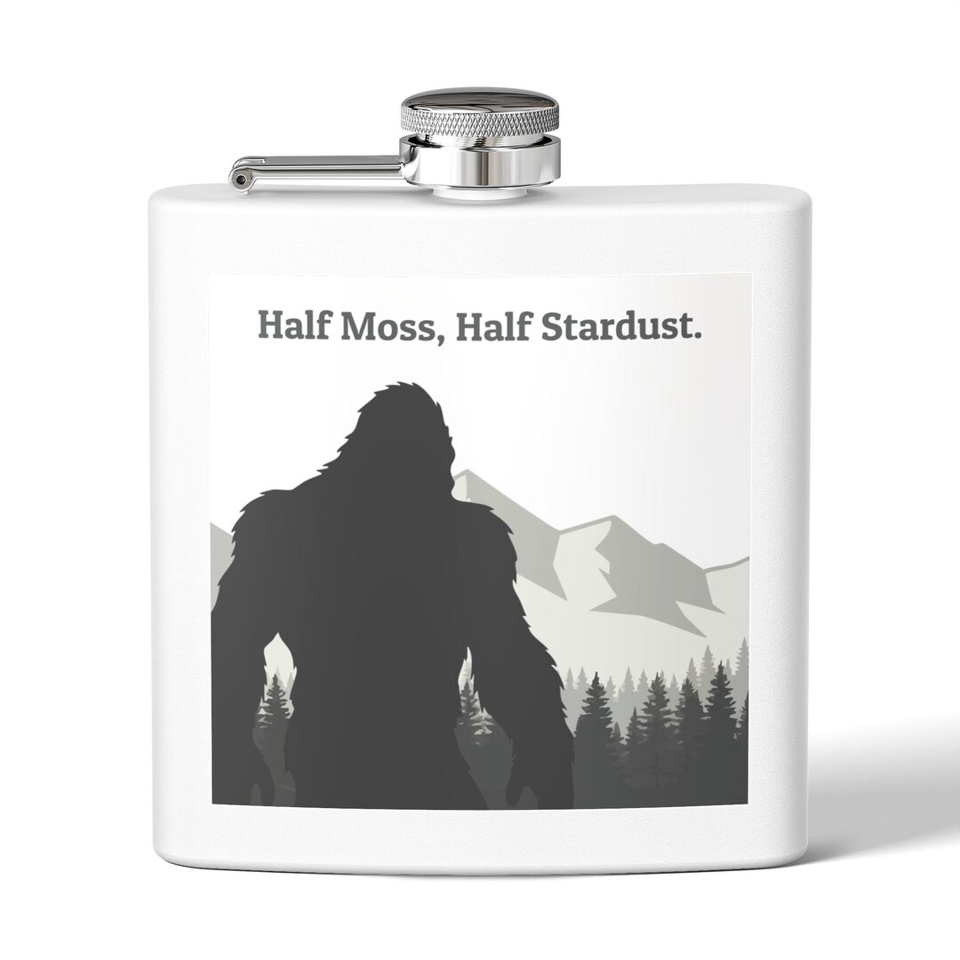 Bigfoot Flask | Sasquatch Stainless Steel Hip Flask | Survival Gear ...