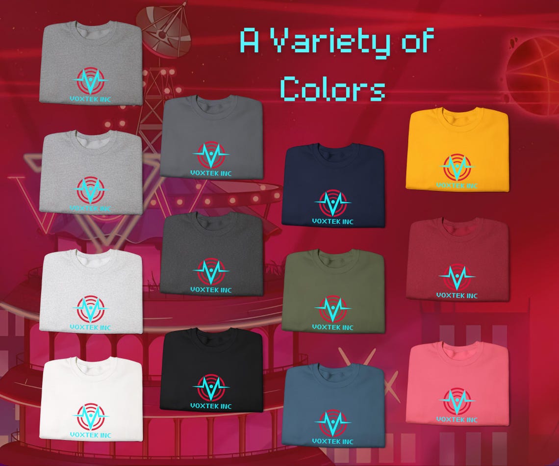 Hazbin Hotel Vox, Voxtek Crewneck Sweatshirt - Etsy