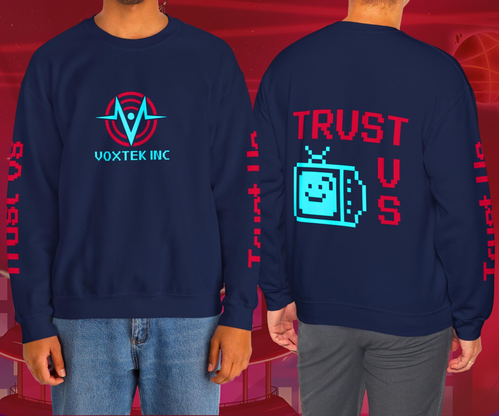 Hazbin Hotel Vox, Voxtek Crewneck Sweatshirt - Etsy