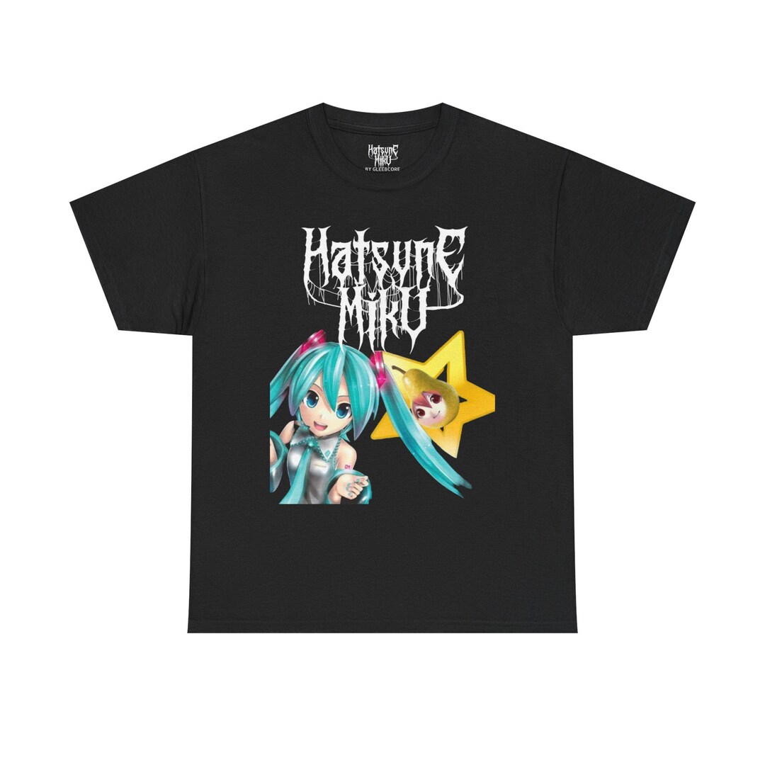 HATSUNE MIKU and Pearto Metal Logo Tshirt Gothic Death Metal/deathcore ...