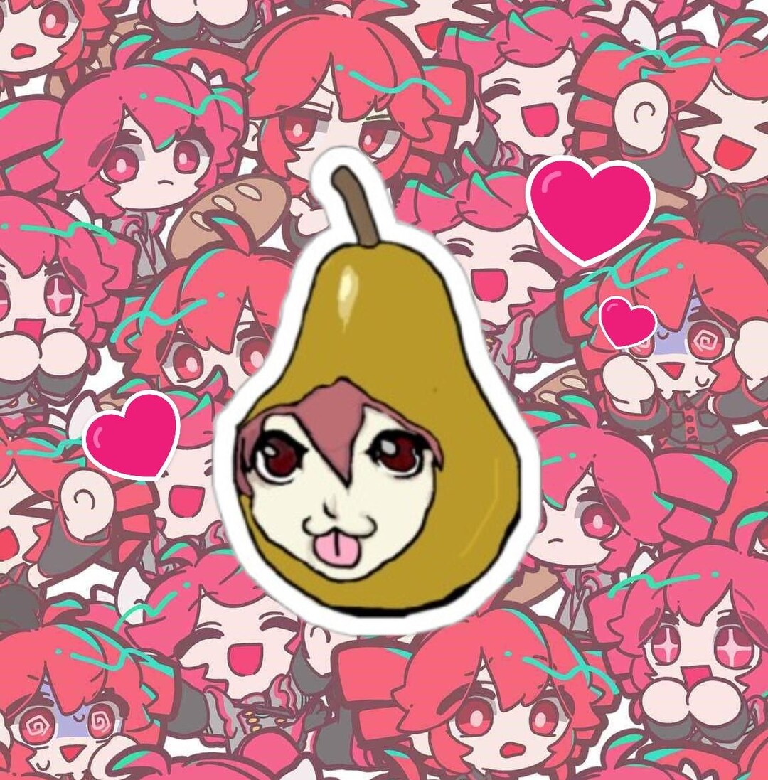 Silly Pearto Kasane Teto UTAU Synthv Vocaloid Sticker - Etsy