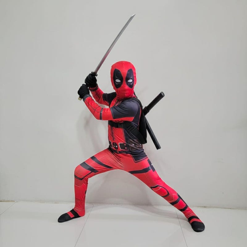 Deadpool Costume - Etsy UK