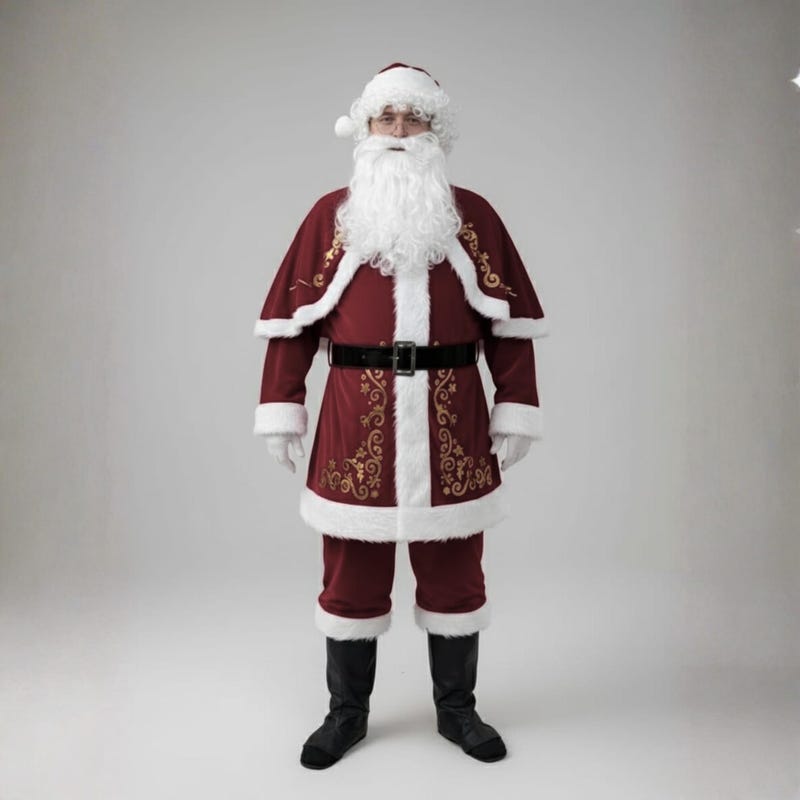 Father Christmas Suit - Etsy UK