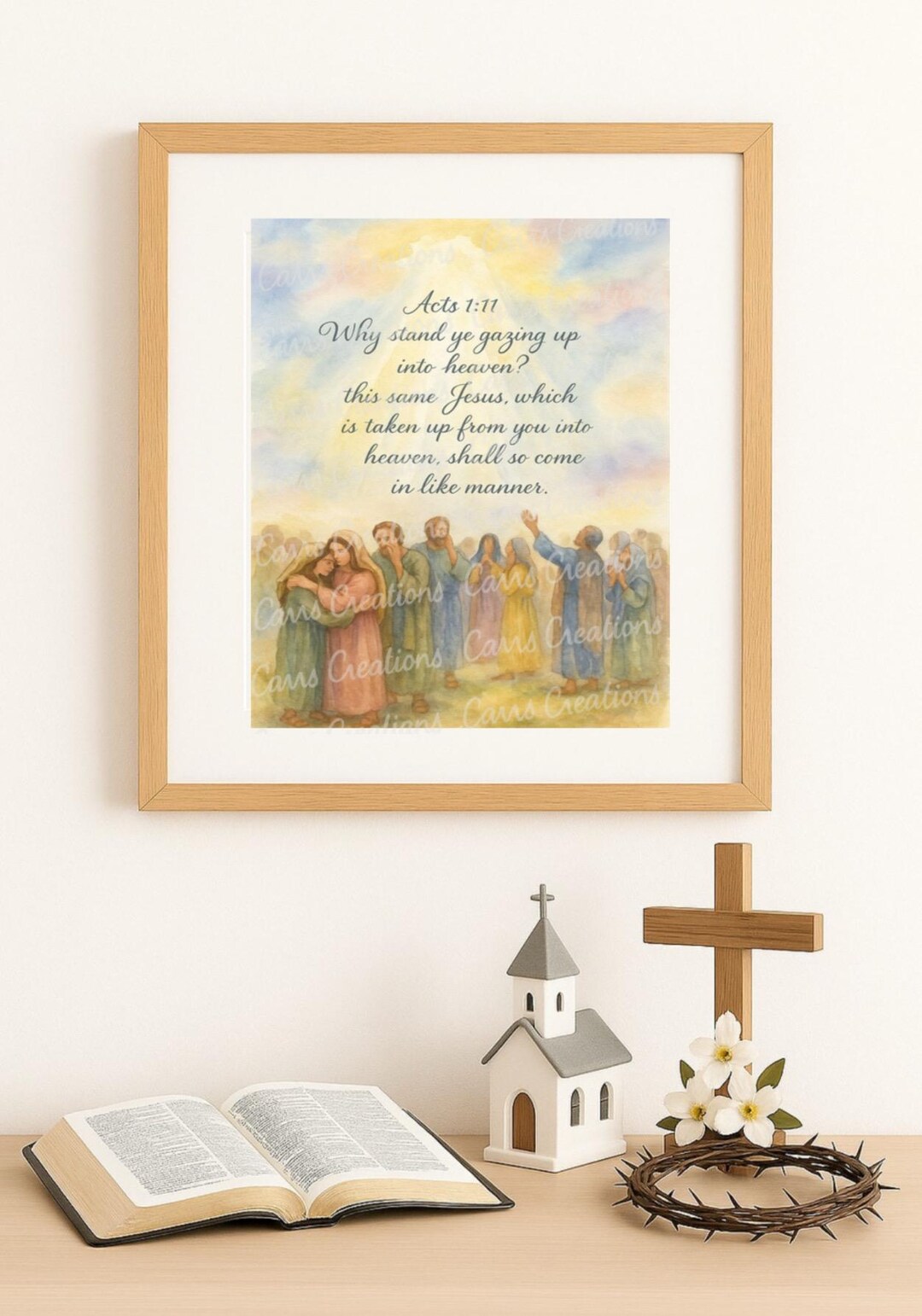 KJV Easter Print – Acts 1:11 Bible Verse (digital Download) - Etsy