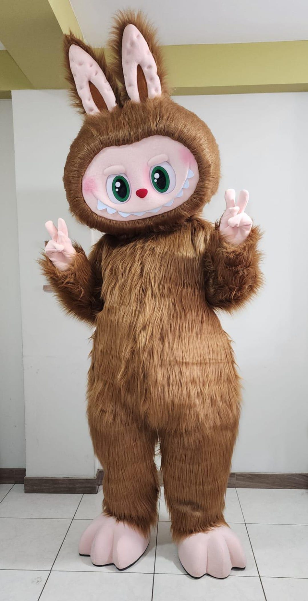 Labub Mascot Costume for Adults: Furry Character Costume for Cosplay ...