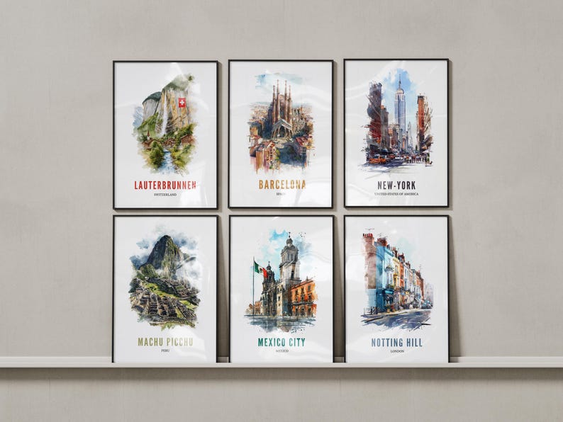 Blue Mosque Poster – Istanbul Watercolor Print | Turkey Travel Wall Art ...