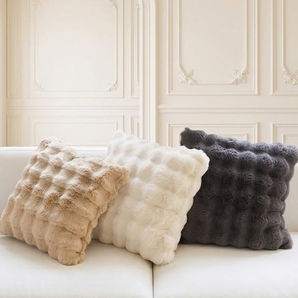 Fur Cushion - Etsy UK