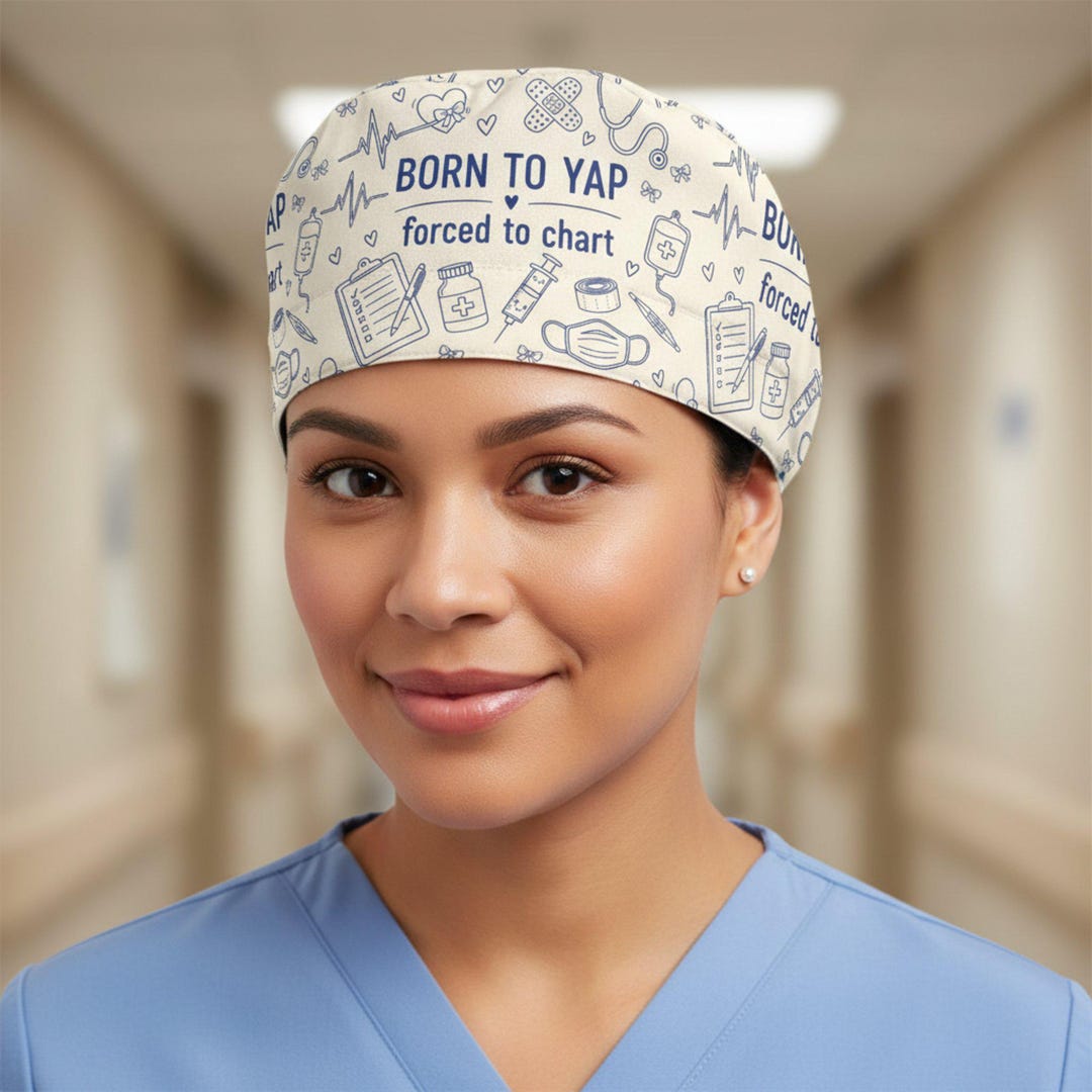 Funny Medical Scrub Cap: Women's Surgical Hat - Etsy