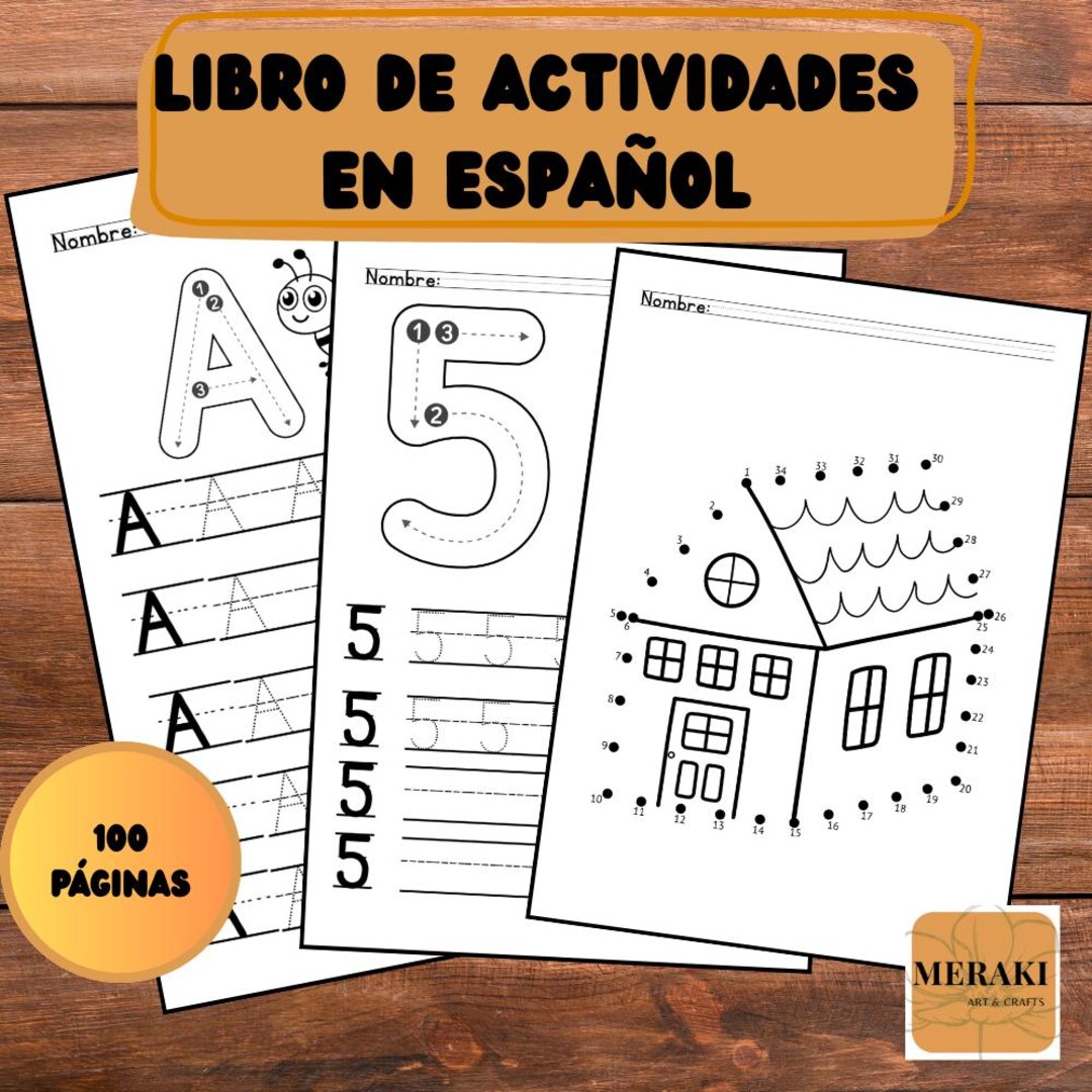Alphabet + Numbers + Coloring Activity Book | Printable PDF for Home ...