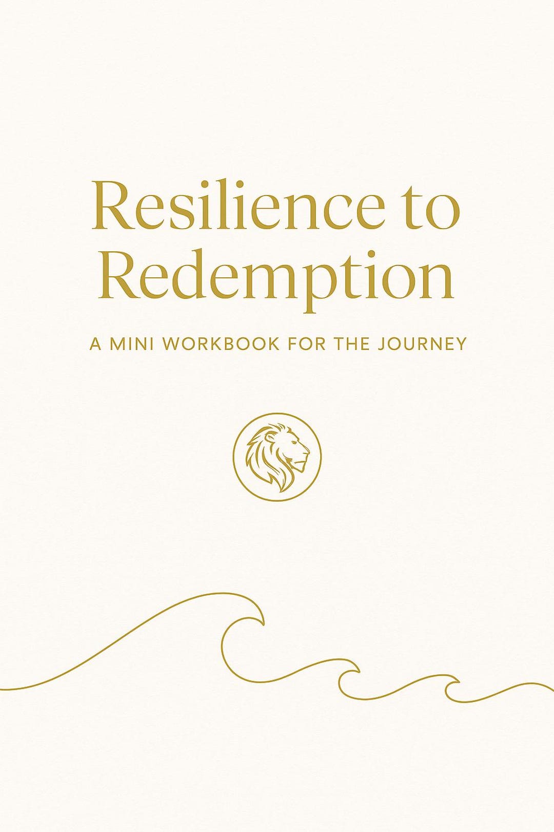 Resilience to Redemption – A Mini Workbook for the Journey | Printable ...