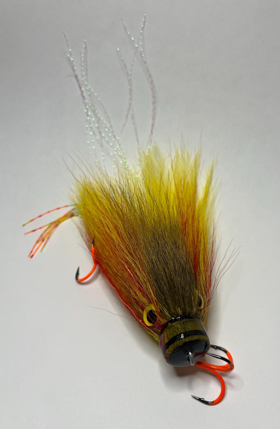 Handmade Mouse Style Lure for Pike and Musky / Bucktail Predator Lure ...