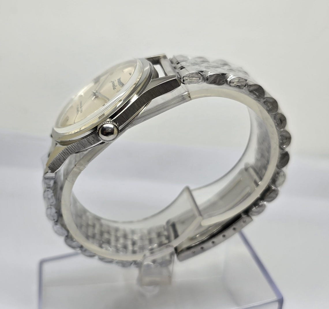 Vintage HMT Janta Mechanical Watch | Hand-winding Silver Dial - Etsy