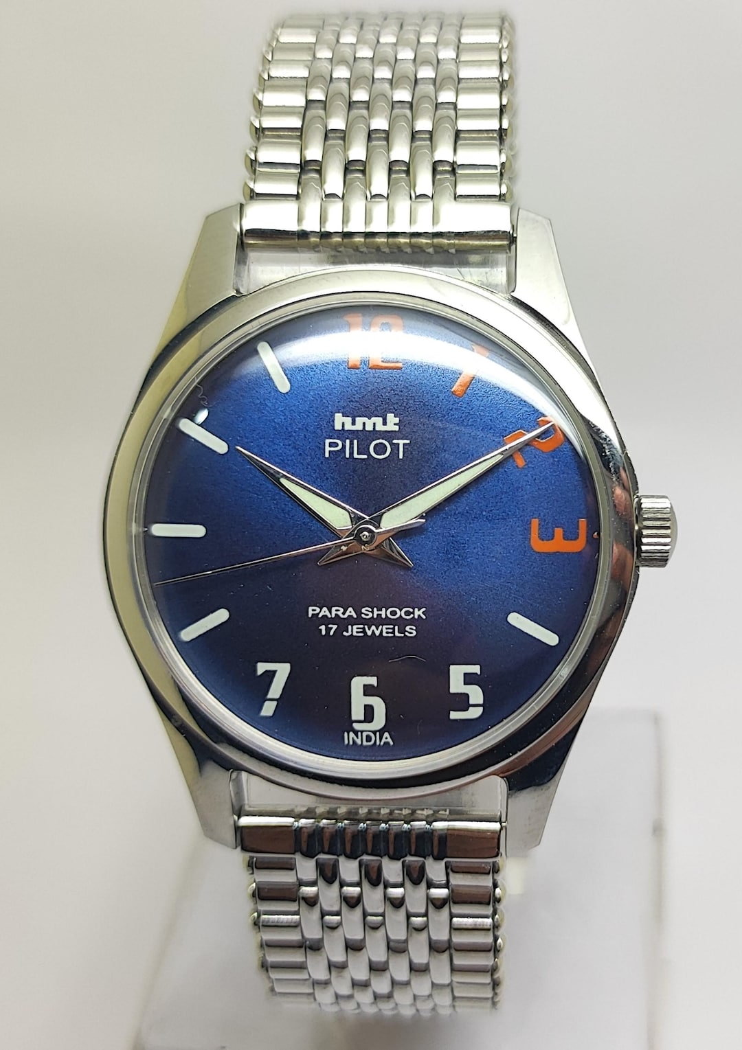 Vintage HMT Pilot Watch | Mechanical Hand-wound Men's Wristwatch ...