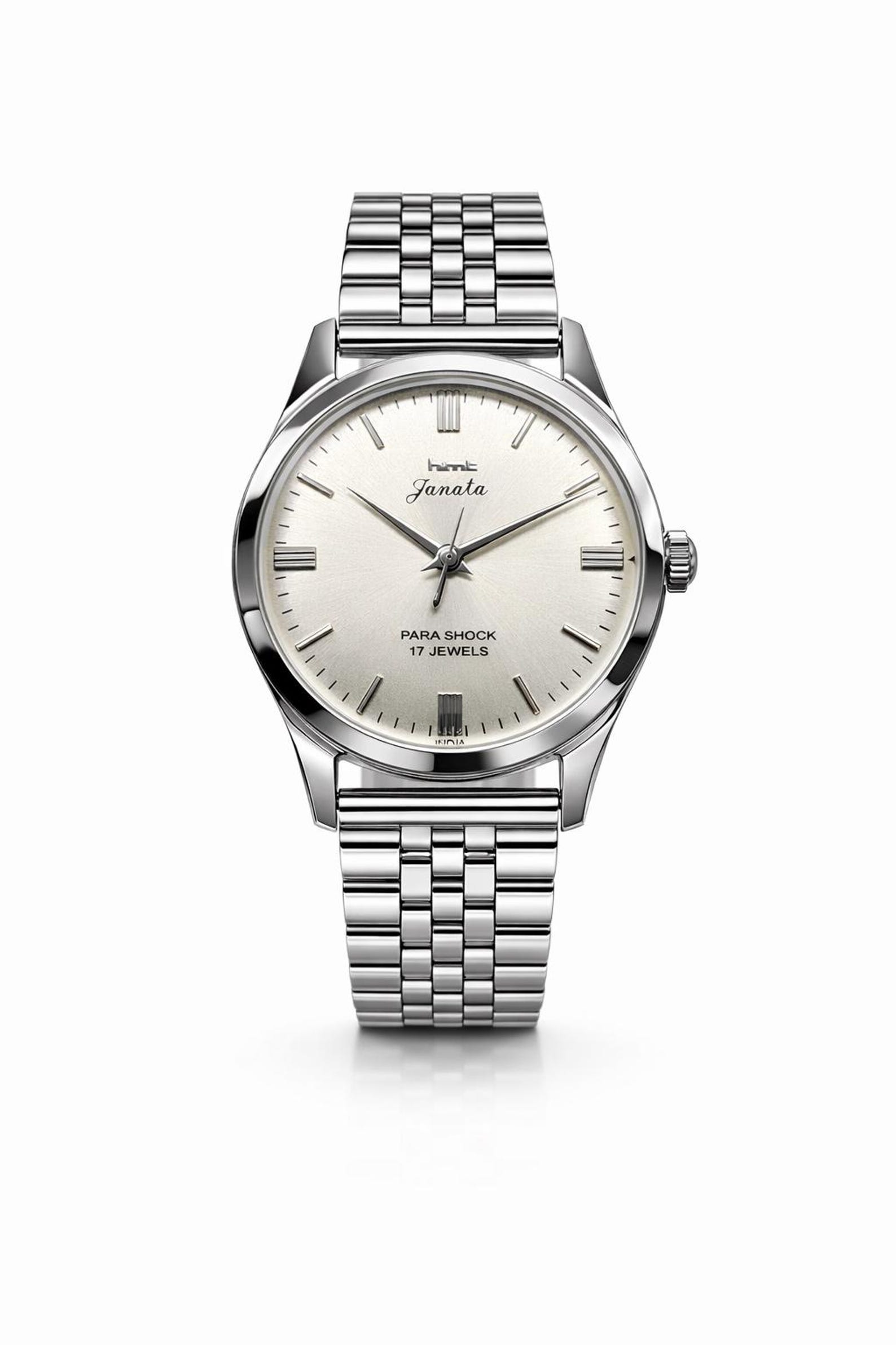 Vintage HMT Janta Mechanical Watch | Hand-winding Silver Dial - Etsy