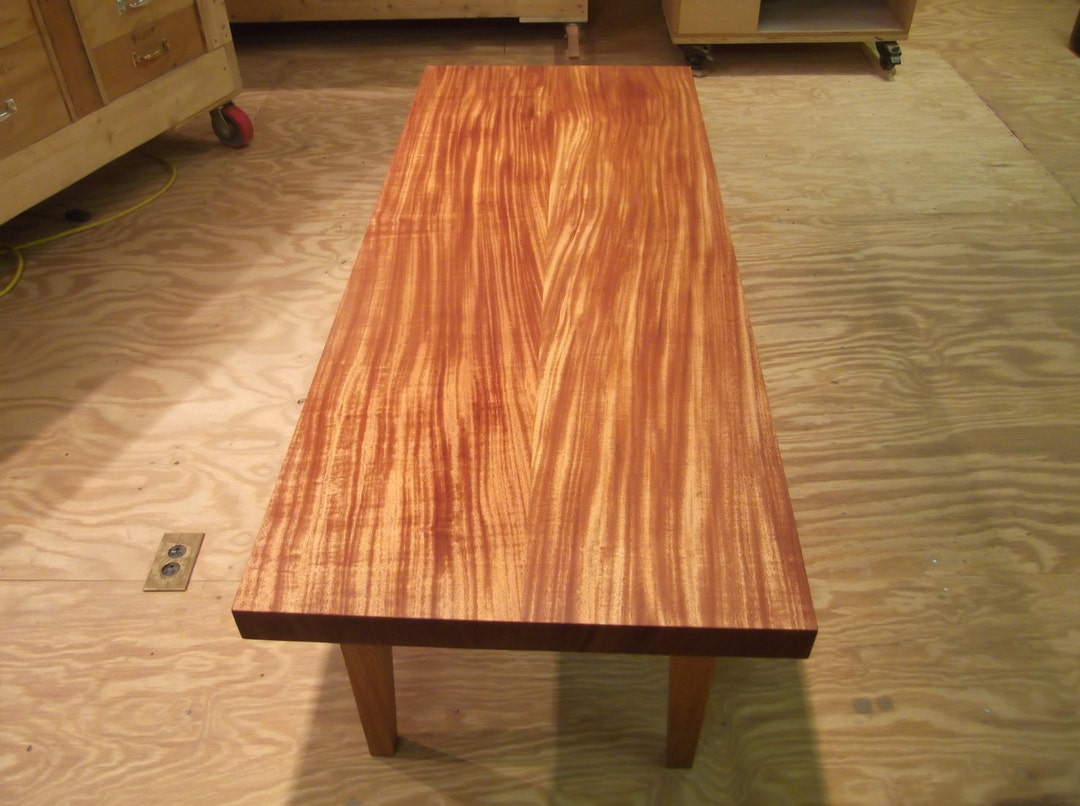 Custom Mahogany Coffee Table - Etsy