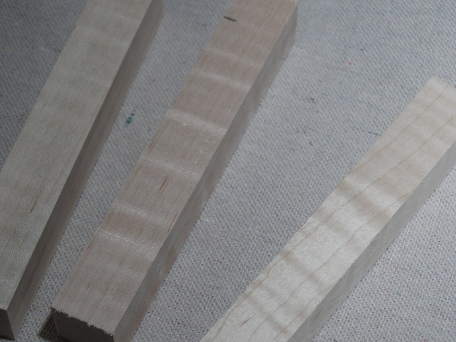 Curly/tiger Maple Pen Blanks - Small Turning Stock - Box of 22 Blanks ...