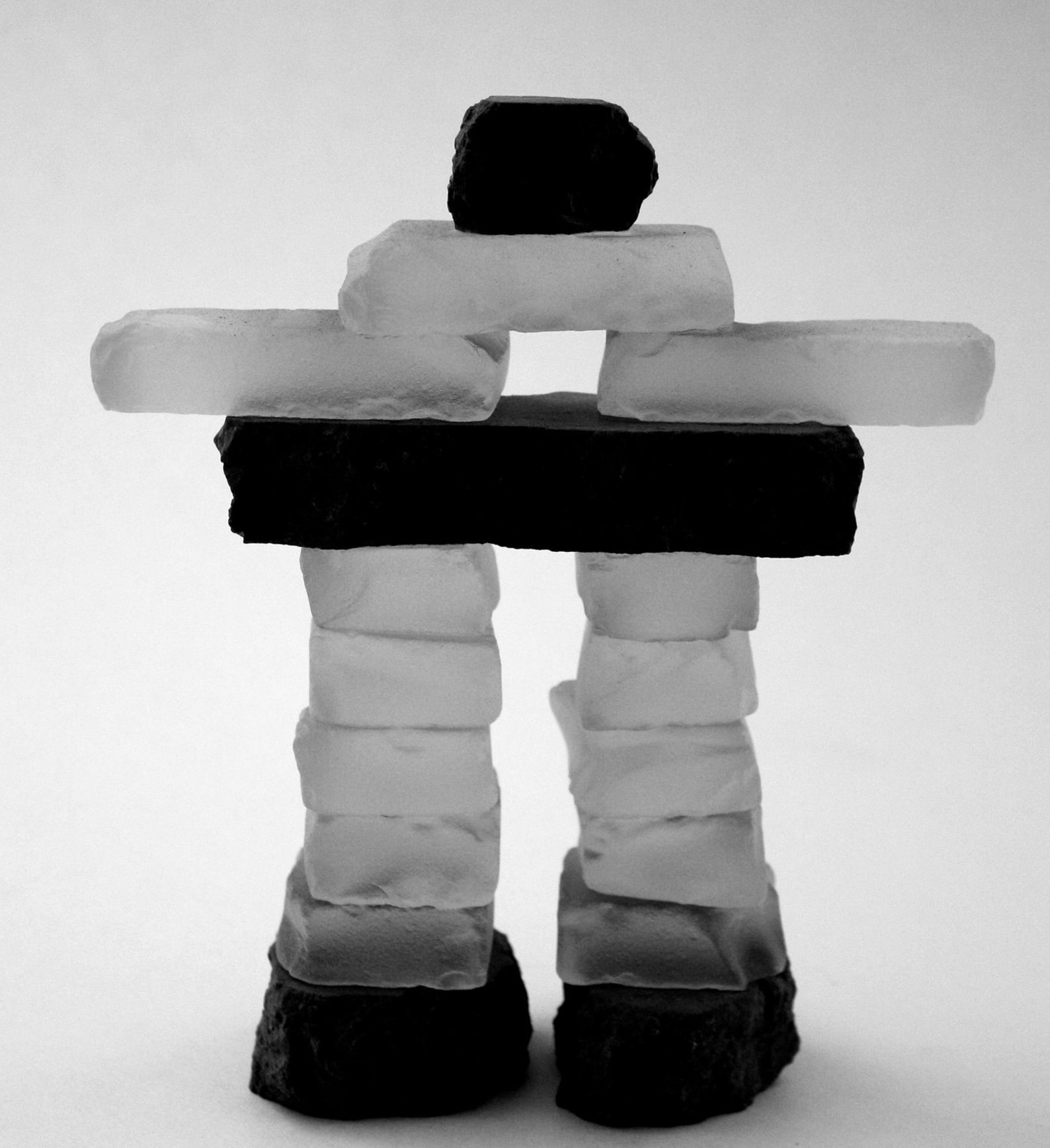 Inukshuk Glass and Stone / Inukshuk Verre Et Granite - Etsy