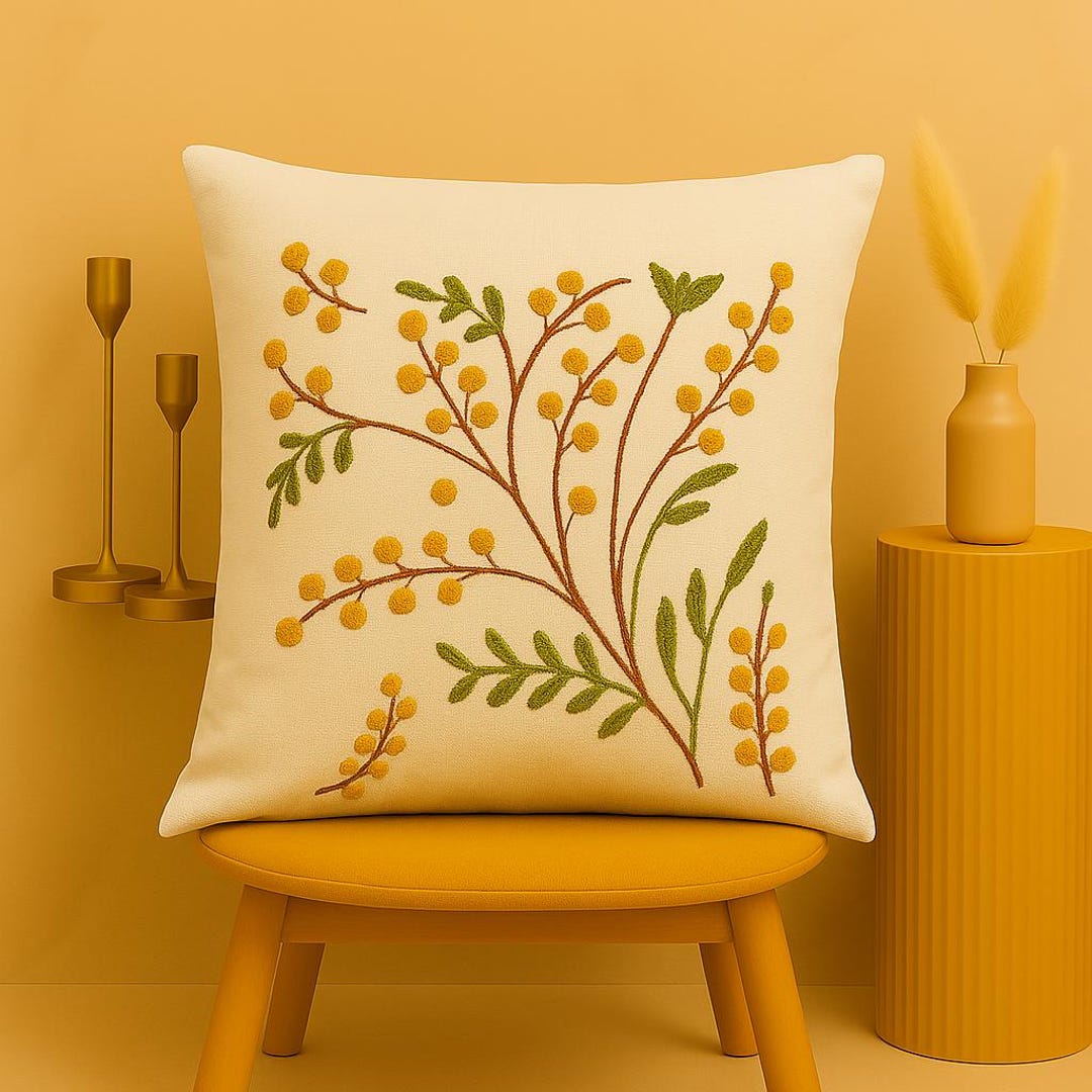 Handcrafted Asthetic Pillow - Made by Cotton Touch With Nature 16x16 - Etsy