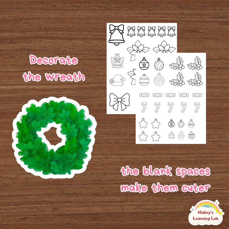 Christmas Holiday Craft Activity Pack for Kids - Etsy