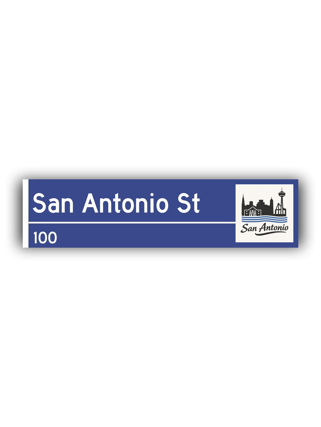 San Antonio, TX - Handcrafted Customizable Aluminum Street Sign - Etsy