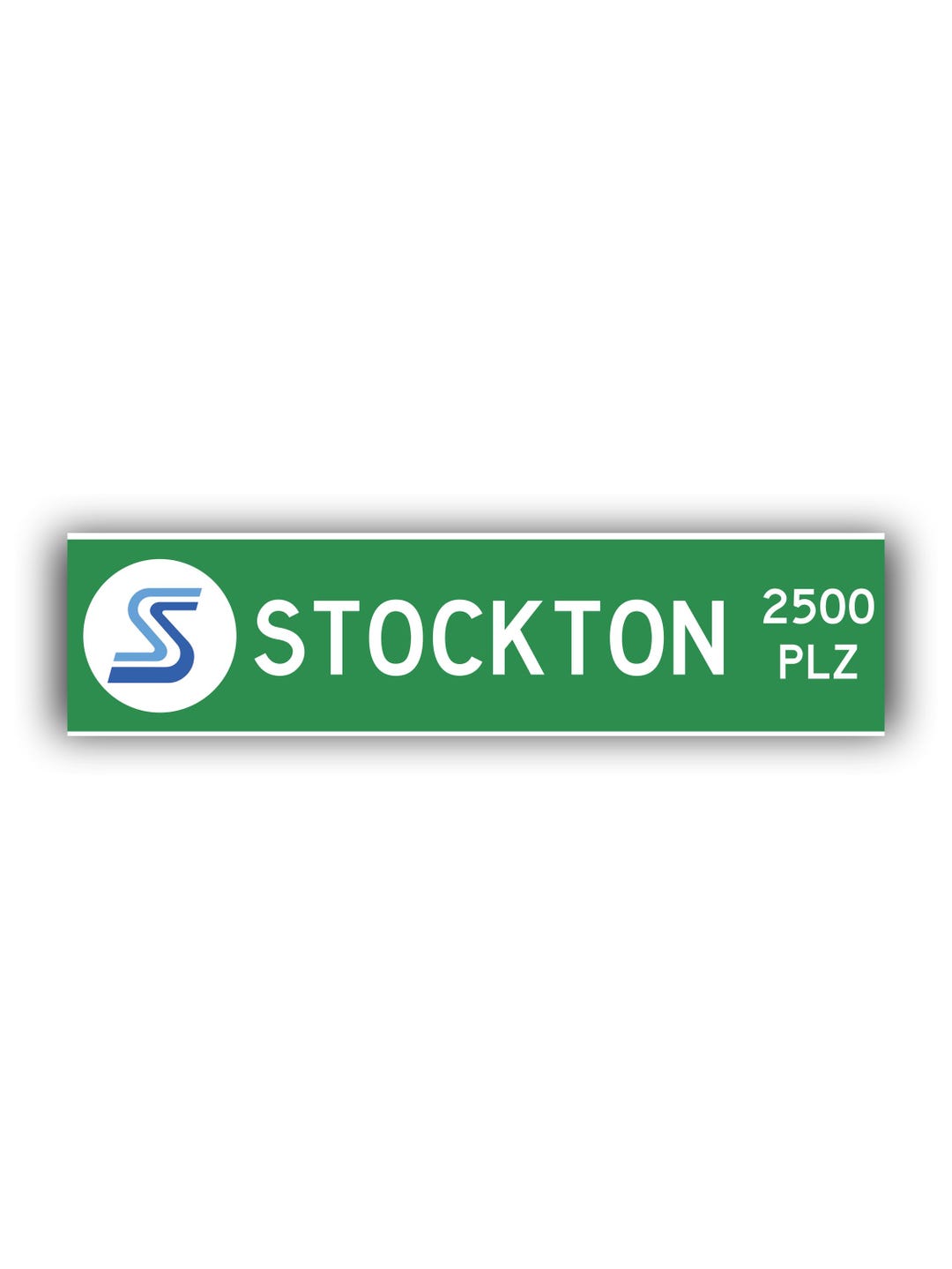 Stockton, CA - Handcrafted Customizable Aluminum Street Sign - Etsy