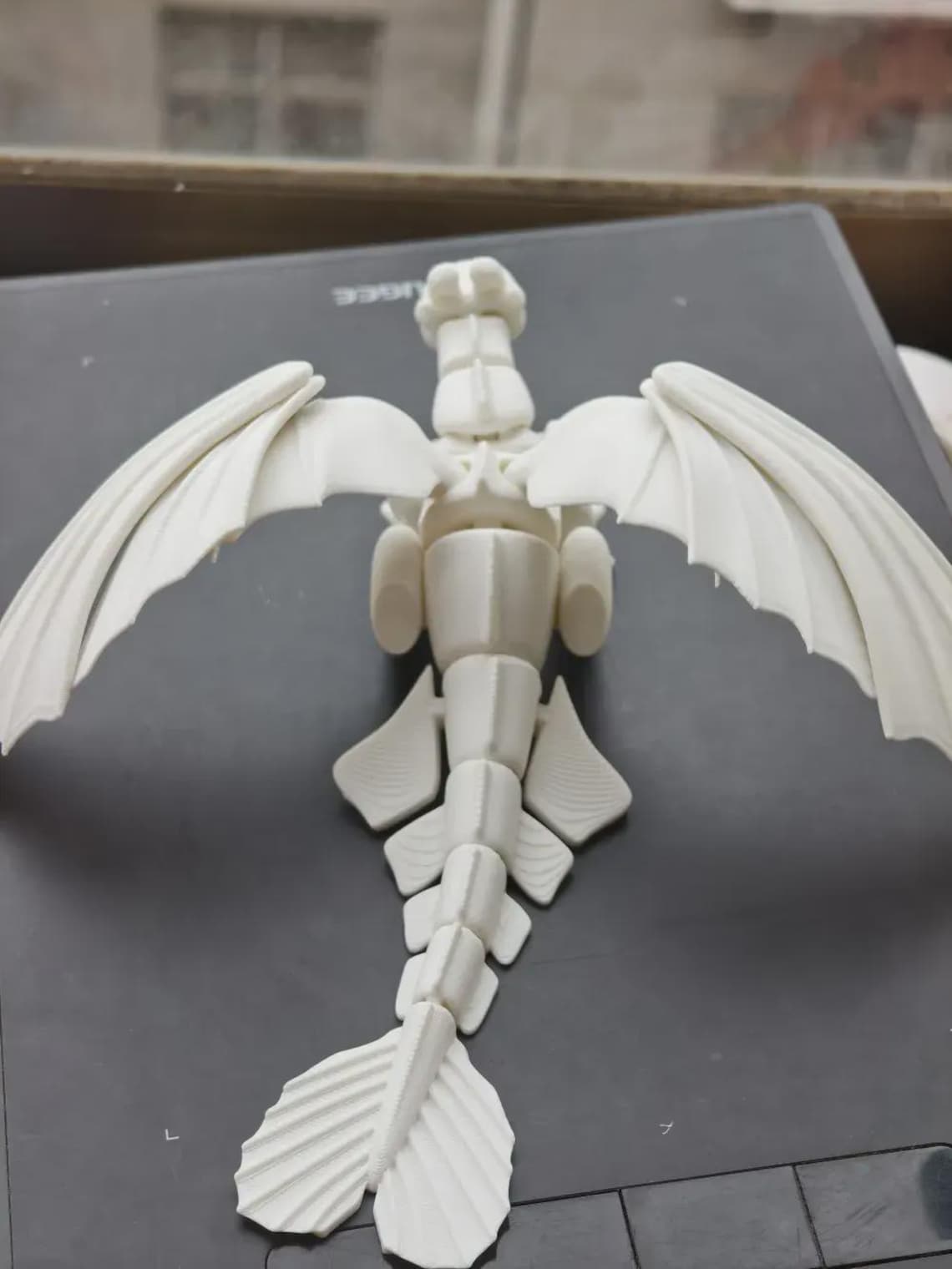 Articulated flexi Light Fury Dragon Print in Place --- 3D Printer Files ...