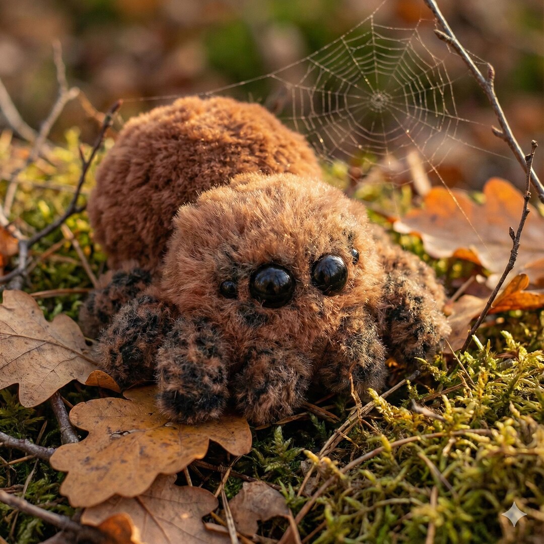 Crochet Spider Pattern PDF – Amigurumi Little Spider Tutorial, Cute ...