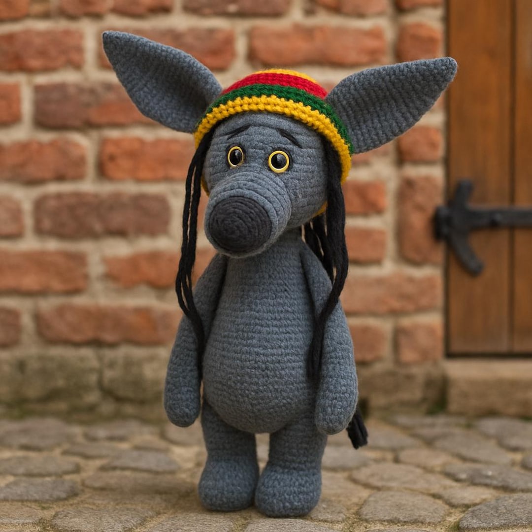 English Wolf Crochet Pattern – Realistic Amigurumi Wolf PDF Tutorial ...