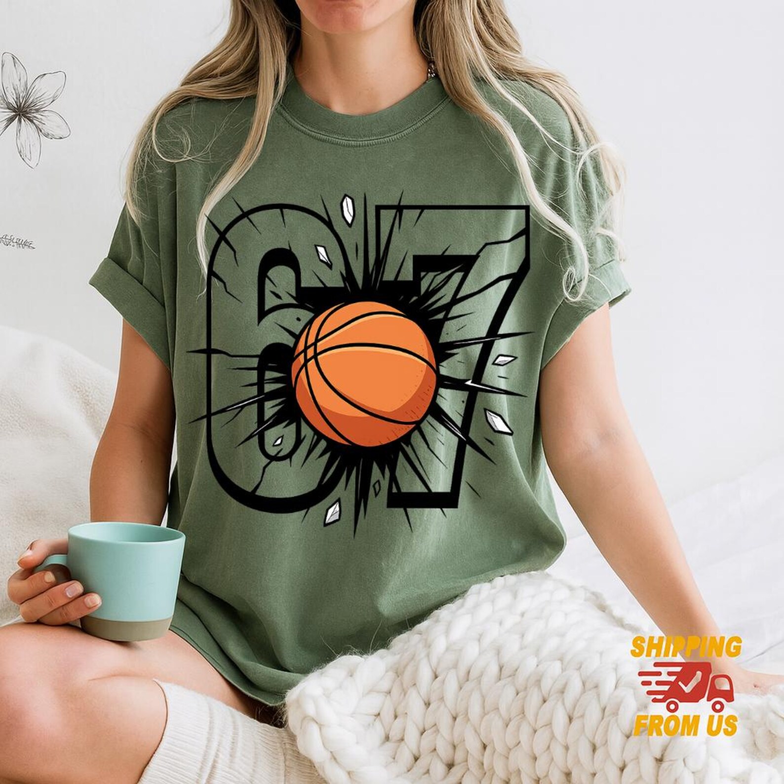 67 Basketball Six Seven 6 7 Meme 67 Png, 6 7 Basketball Png, Basketball ...