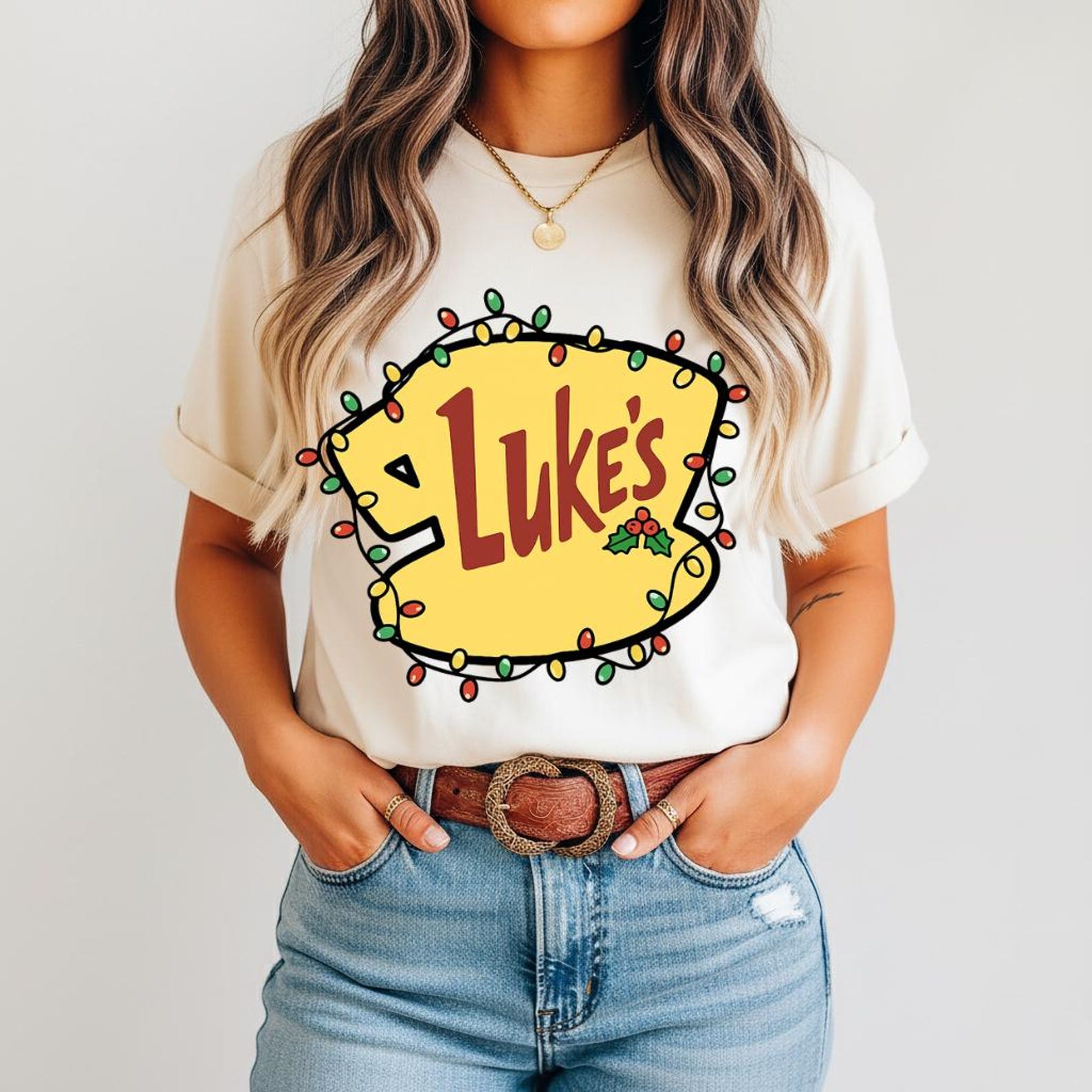 Lukes Diner Logo, Lukes Diner Christmas, Gilmore Girls Christmas ...