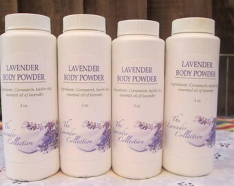 Scented body powder | Etsy