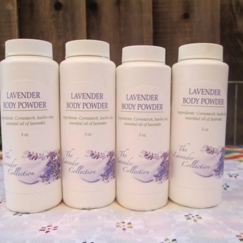 Lavender Body Powder Scented Body Powder Baby Body Powder | Etsy