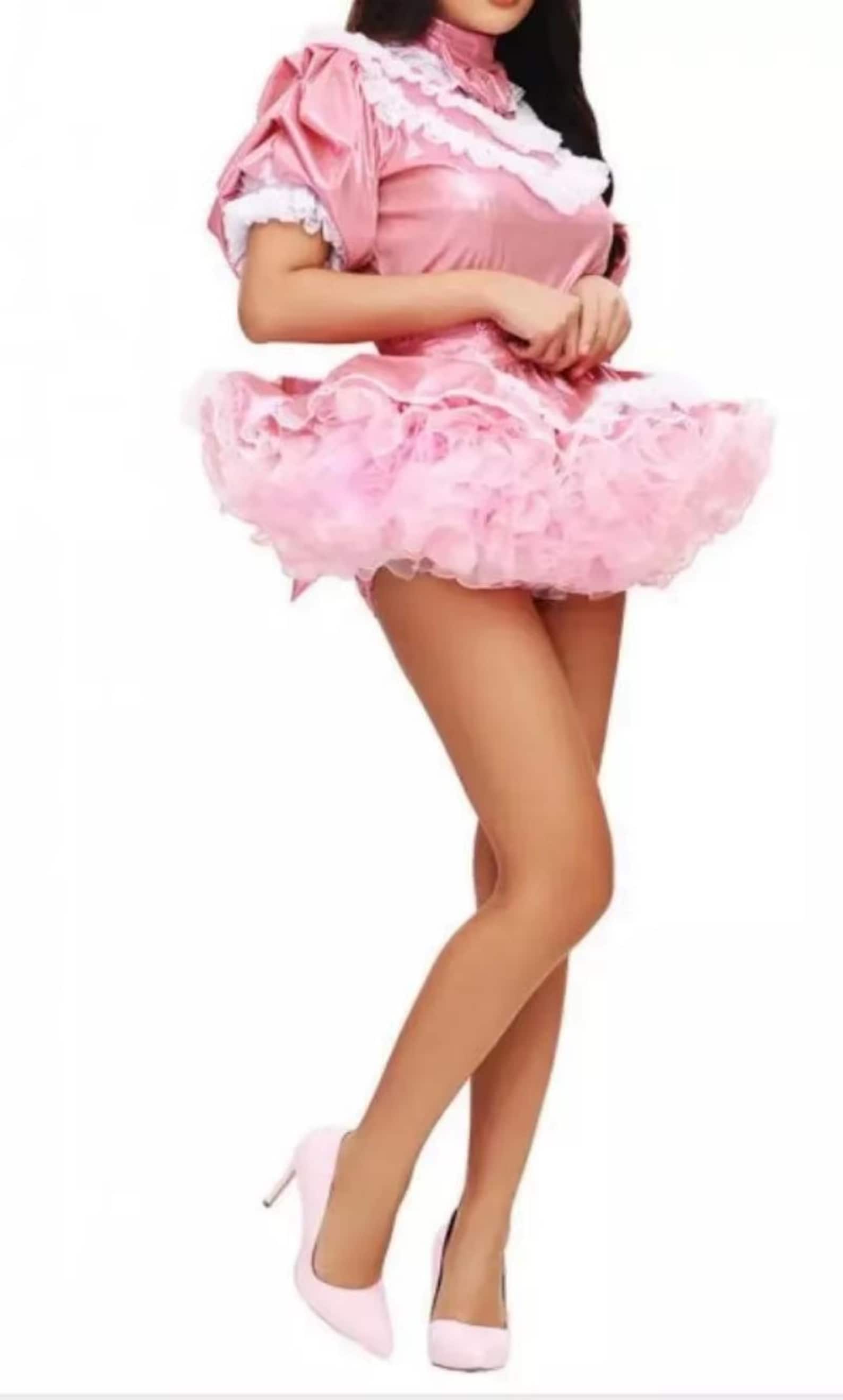 Satin Dress Maid Outfit Cosplay Costume Customization - Etsy