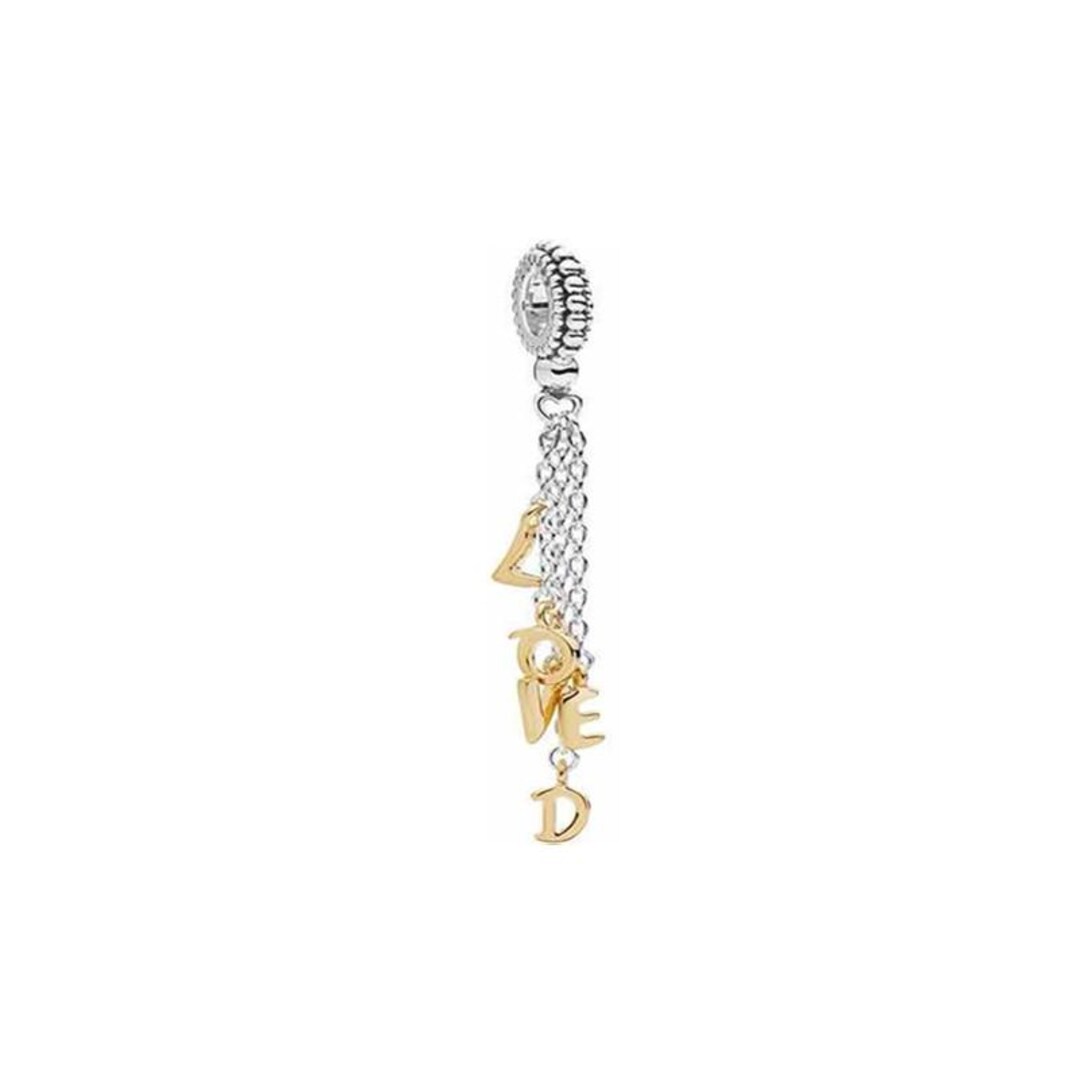 PANDORA Shine Loved Script Charm - Etsy
