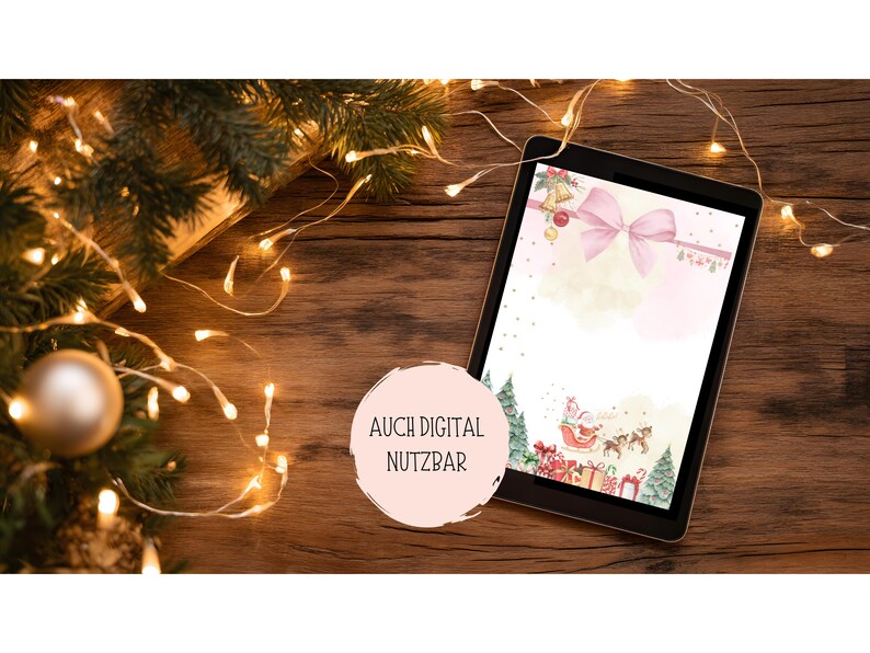 Wish List for Children, Printable Letter to Santa Claus, Christmas Wish ...