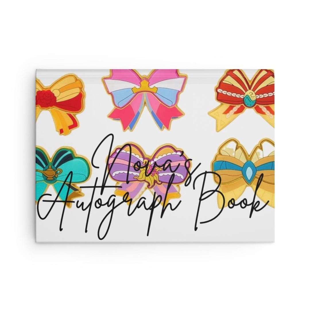 Disney Princess Autograph Book, Journal, Diary, Notebook, Memory Book ...