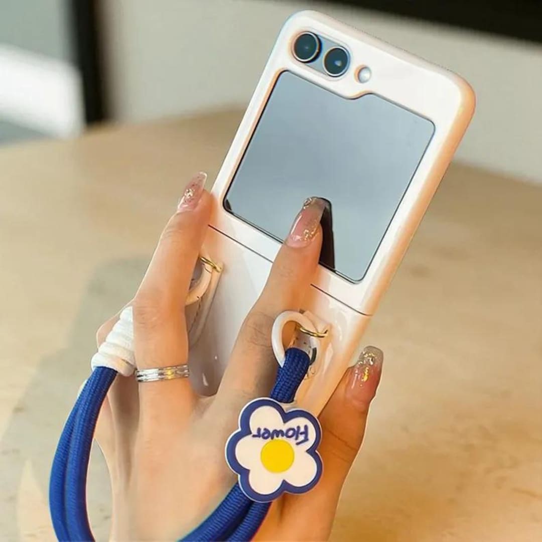Korean Flower Rope Phone Case for Samsung Z Flip - Etsy