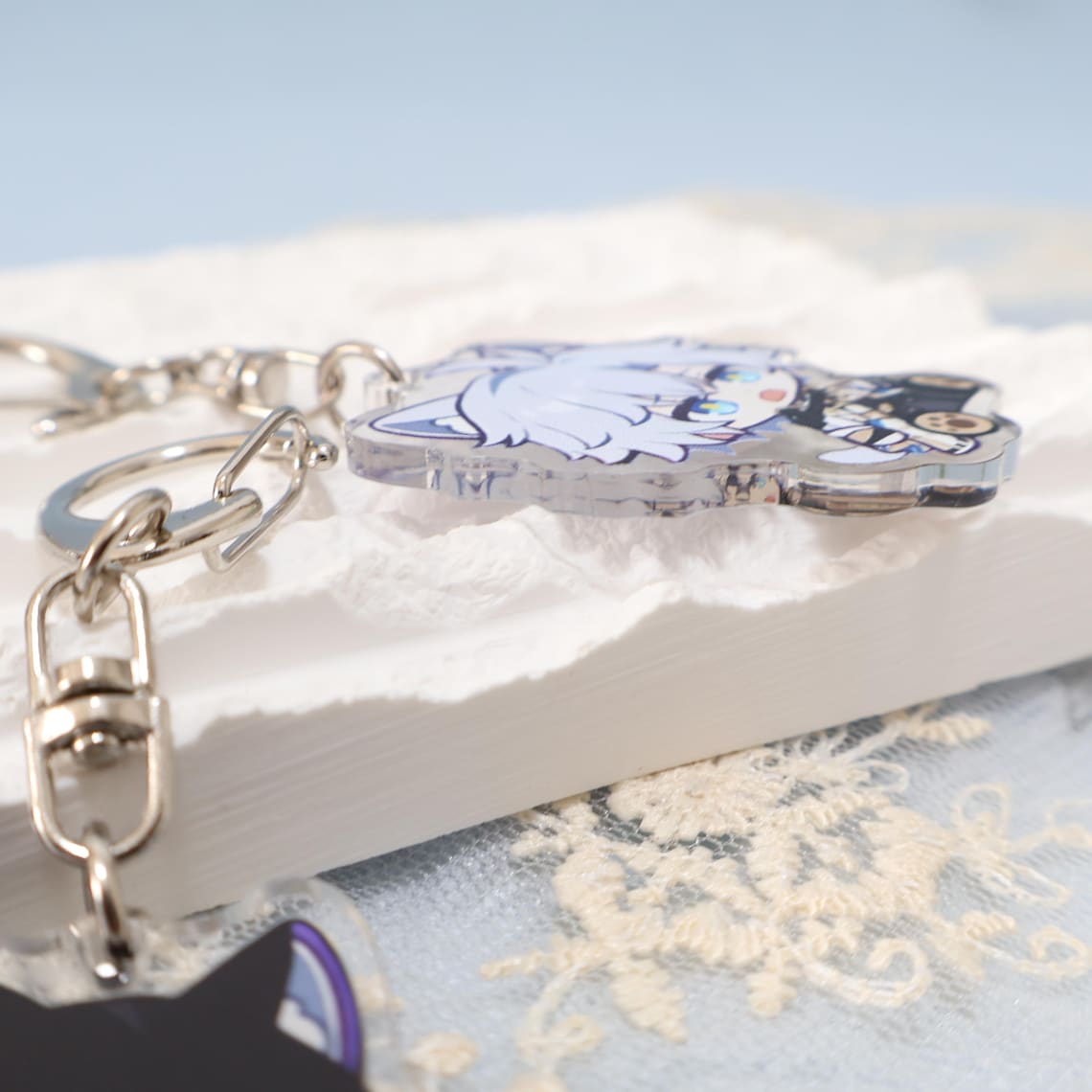Honkai Star Rail Phainon Keychain: Double-layer Acrylic, Retro Style - Etsy