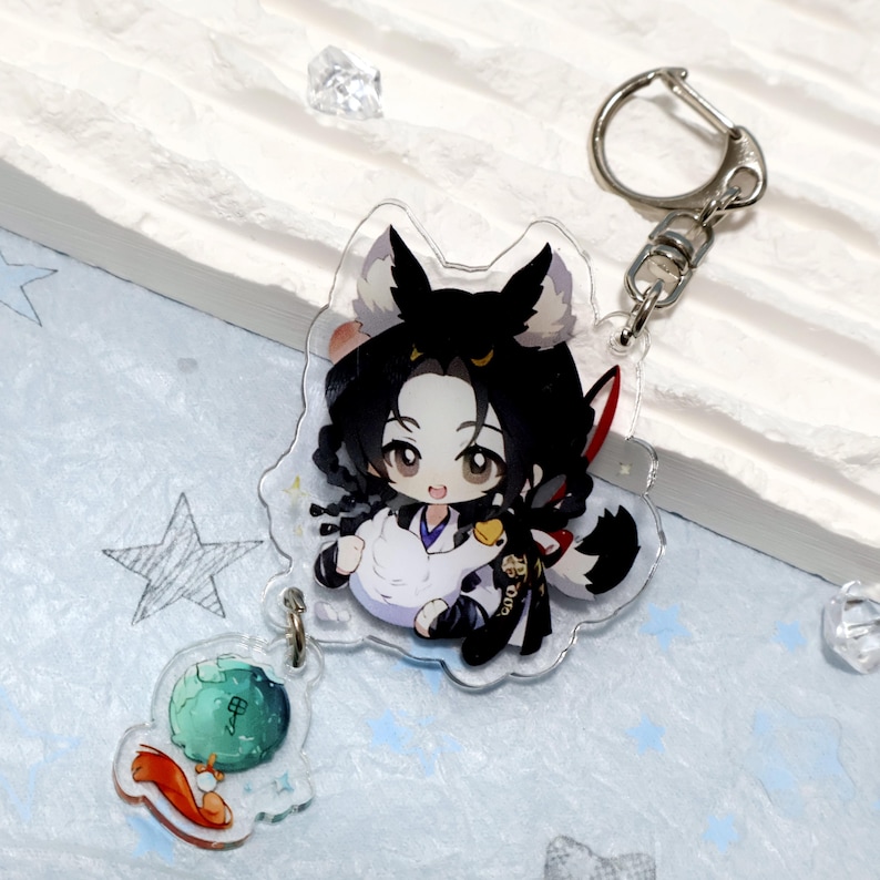 New Model Where Winds Meet Acrylic Keychain Retro Double-layer ...