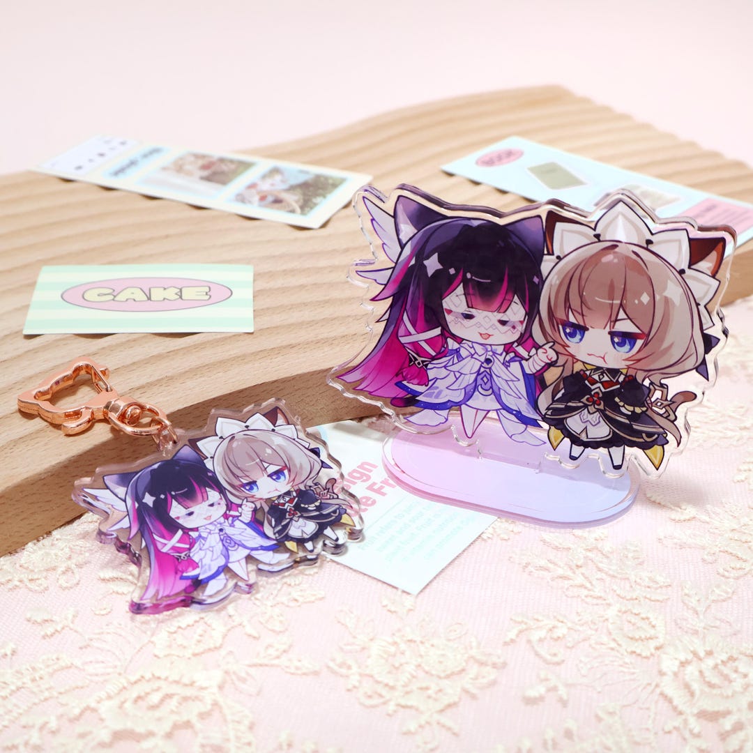 New Model Genshin Impact Columbina Sandrone Acrylic Keychain,acrylic ...