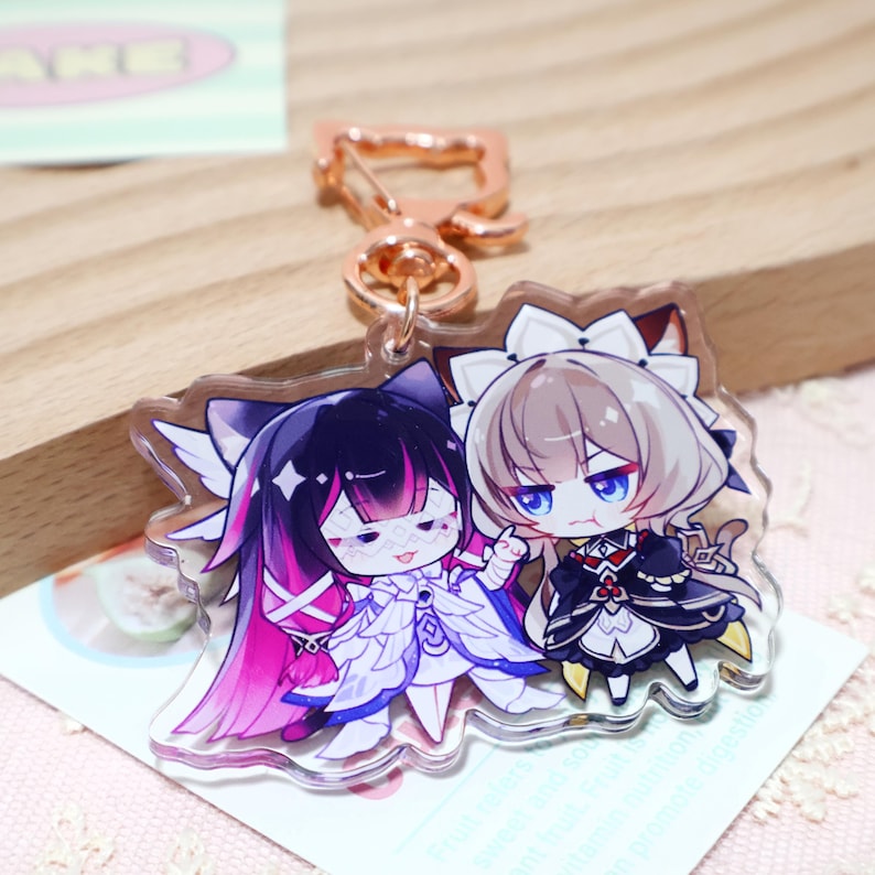 New Model Genshin Impact Columbina Sandrone Acrylic Keychain,acrylic ...