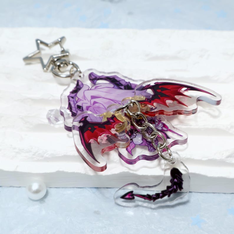 Specialty Products,genshin Impact Durin Keychain: Double-layer Acrylic ...