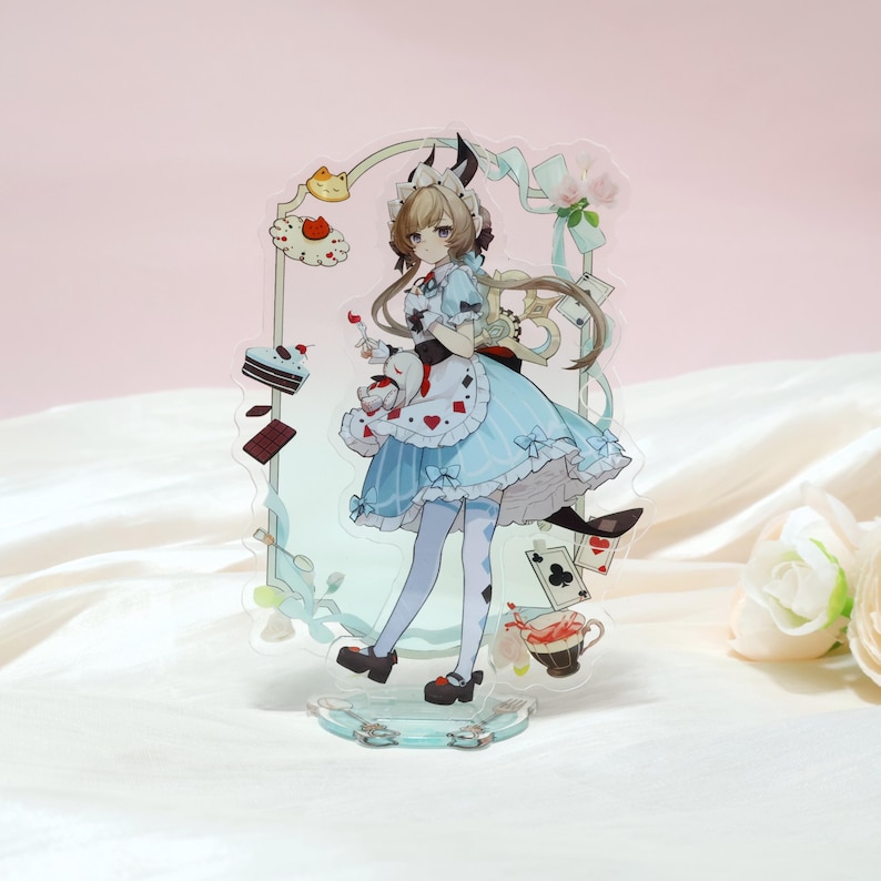 Genshin Impact Retro Series Acrylic Stand,compact and Elegant.colombina ...