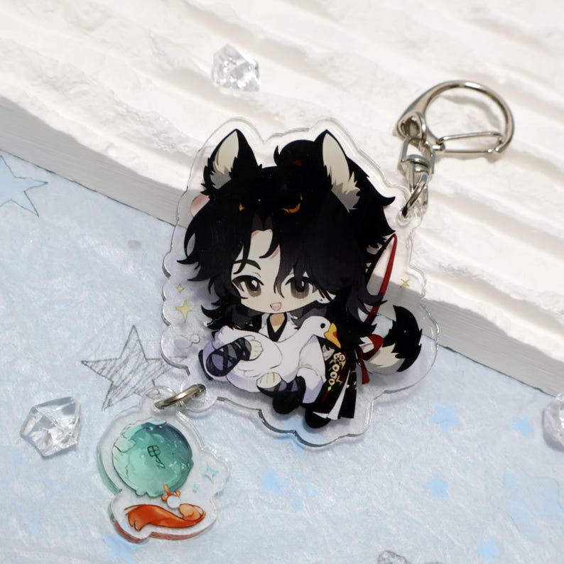 New Model Where Winds Meet Acrylic Keychain Retro Double-layer ...